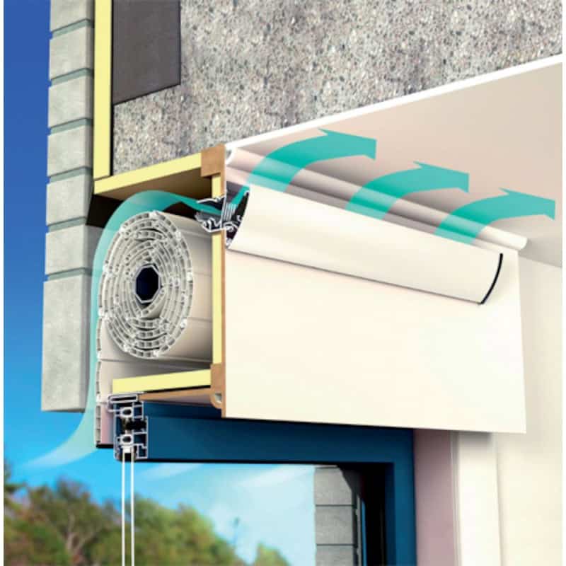 Renson Transivent - Zelfregelend kleprooster voor rolluikkast | Areco.be