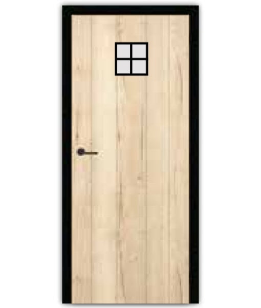 Zwart deurkader met glas - Online Bestellen | Areco.be