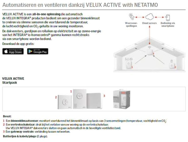 VELUX ACTIVE - startpack - Online Bestellen | Areco.be